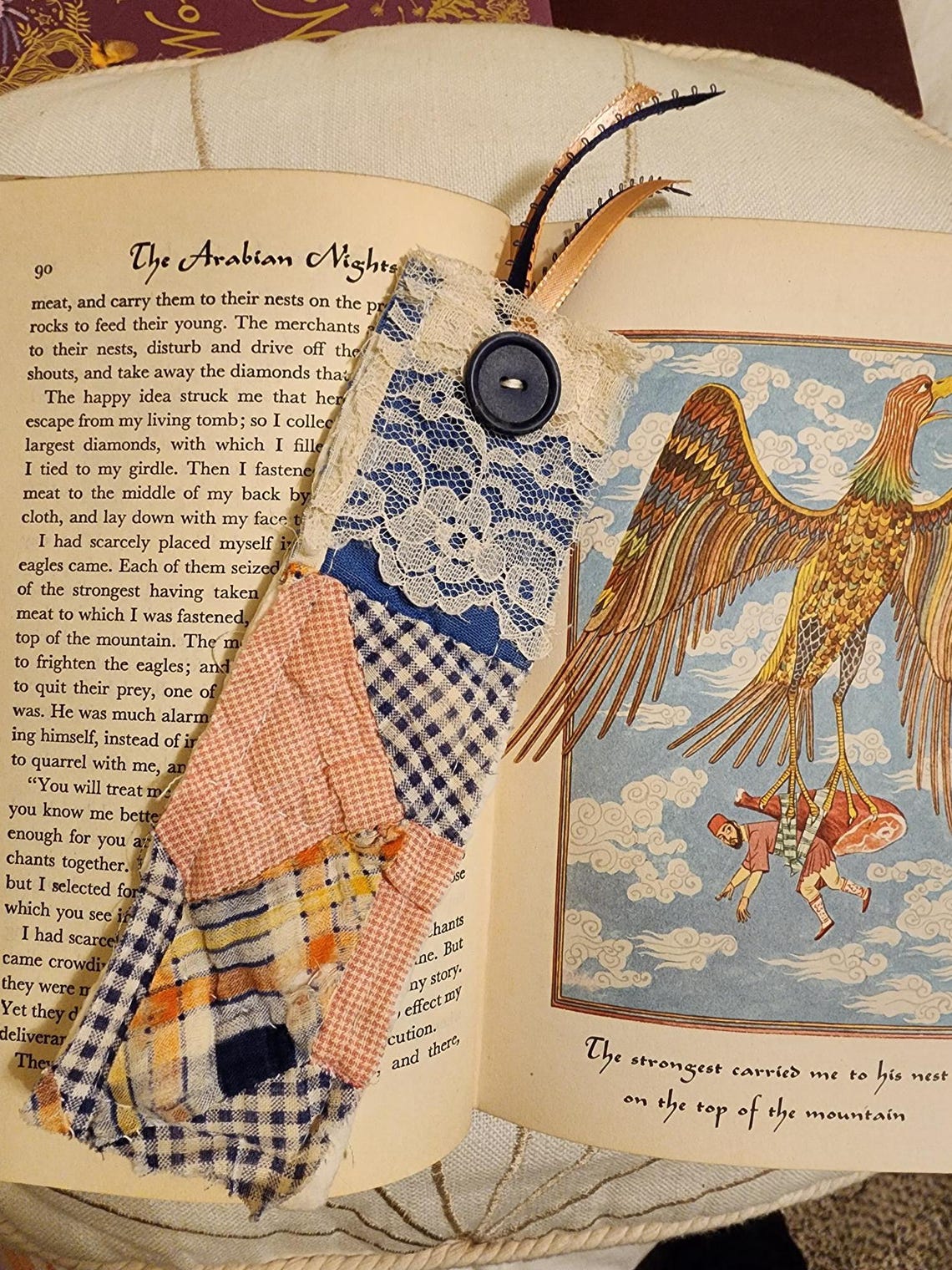 Repurposed Vintage Quilt Bookmarks - Etsy