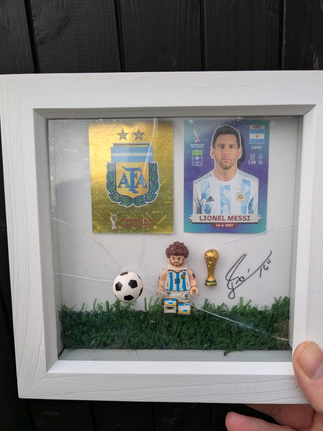 Leo Messi World Cup Lego 'smash' Frame. Limited Edition. - Etsy