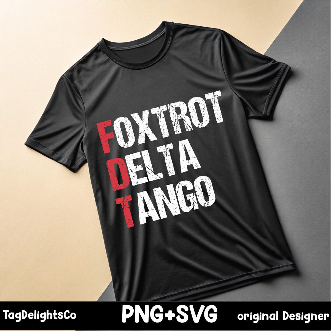 Foxtrot Delta Tango Svg-png, Democrats Png, Not Subtle Resist Svg ...