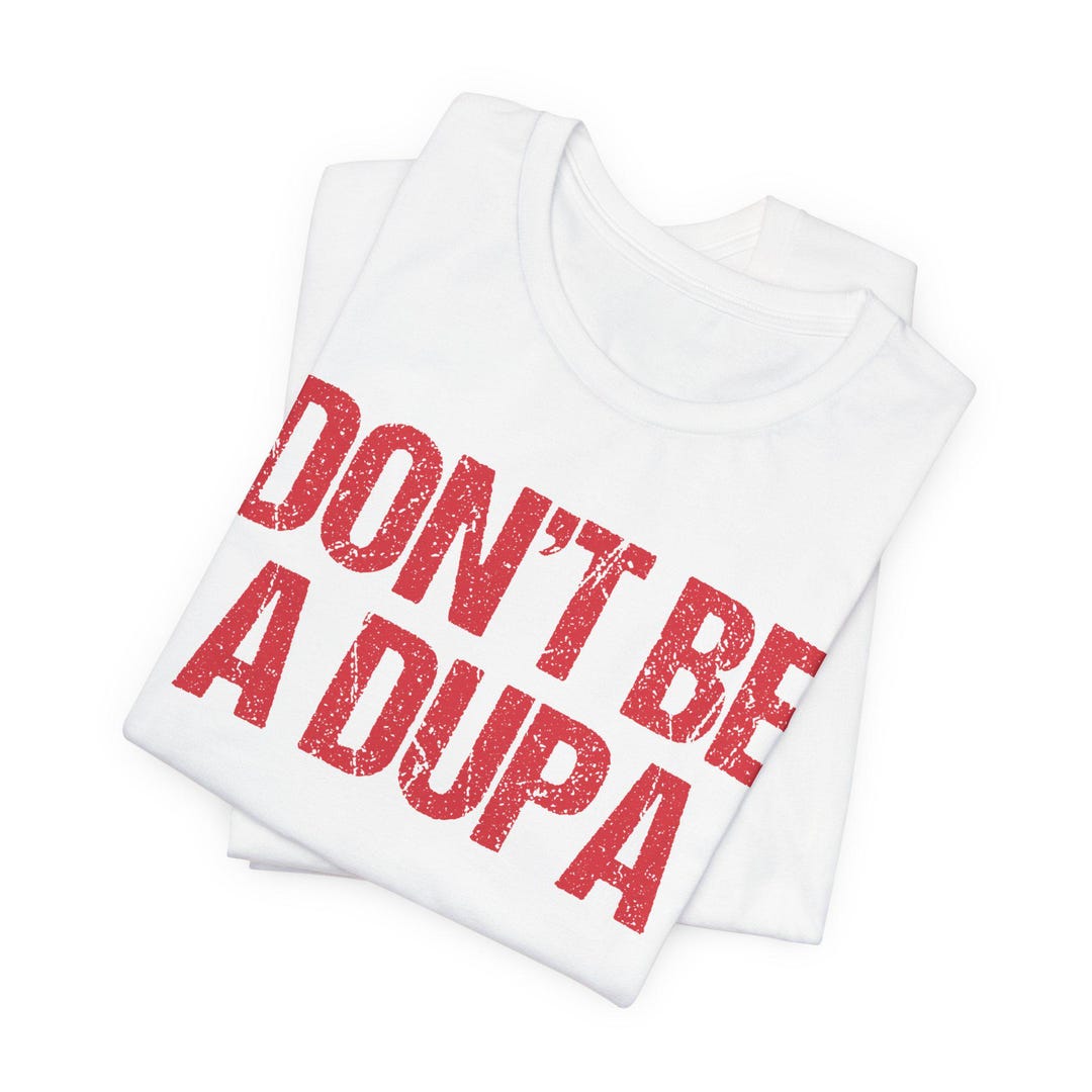Funny Polish Kitchen Decor: Don't Be A Dupa PNG SVG (digital Download ...