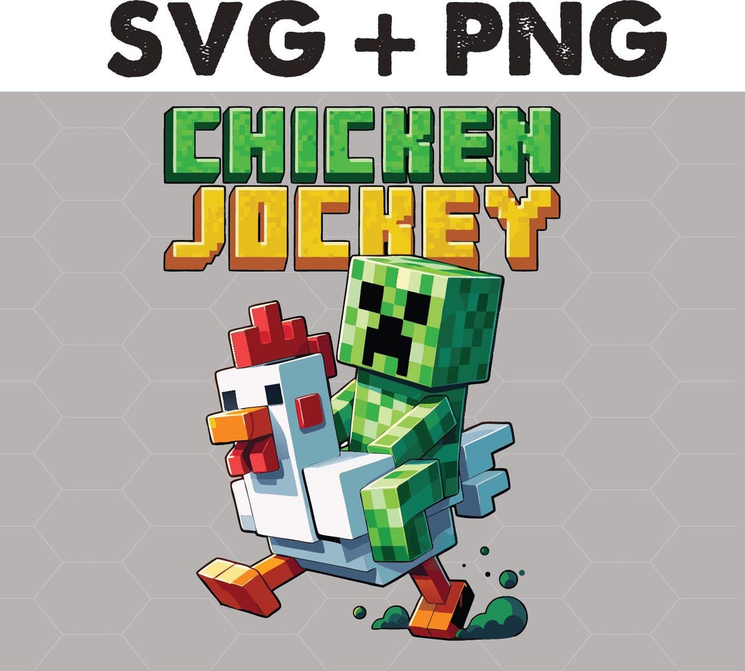 Chicken Jockey Png, Movie Meme Png, Minecraft Movie Png, Chicken Lovers ...