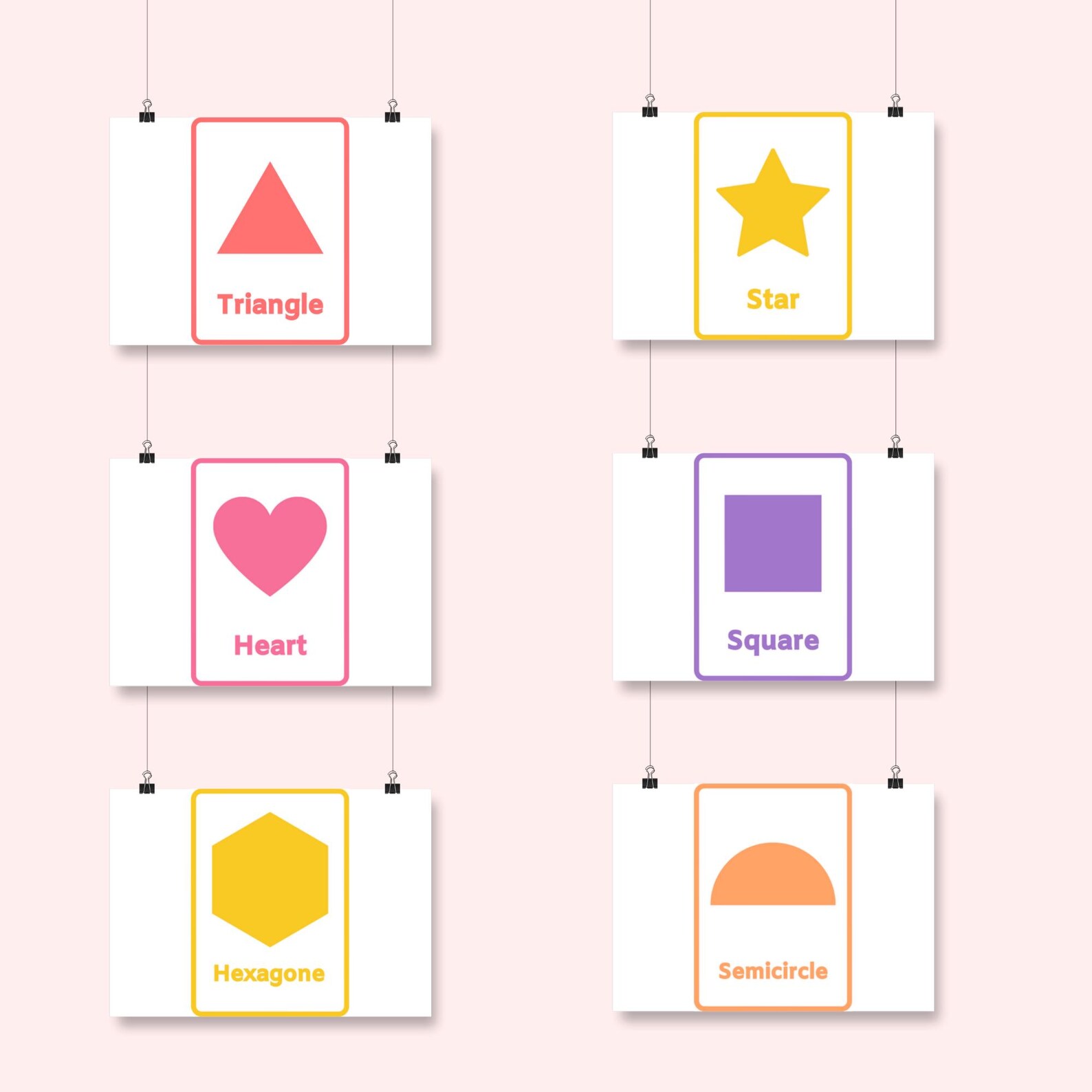 Printable Shapes Flashcards for Kids | Educational Learning Tool ...