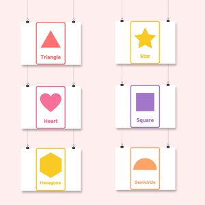 Printable Shapes Flashcards for Kids | Educational Learning Tool ...
