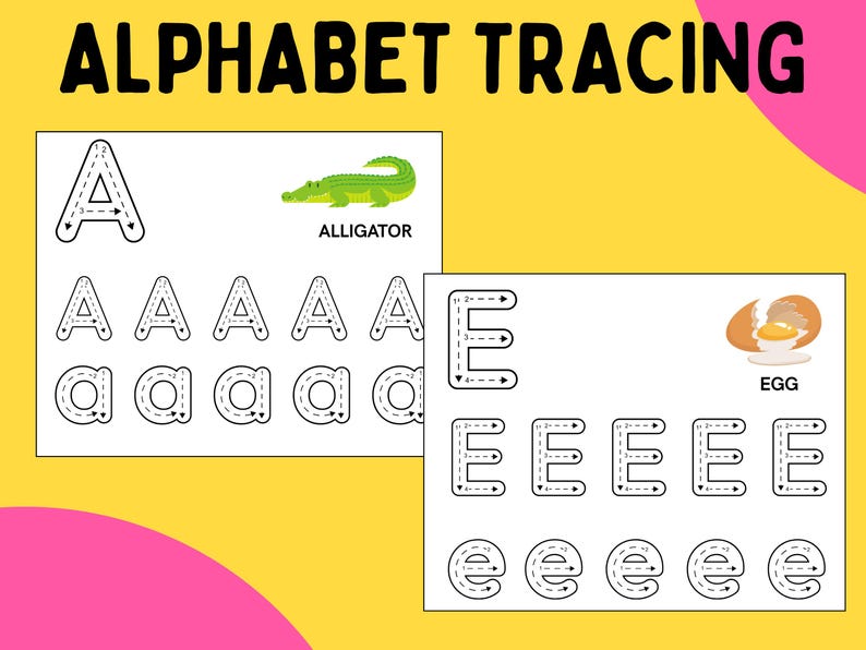 Printable Alphabet Tracing Sheet for Kids | ABC Writing Practice ...