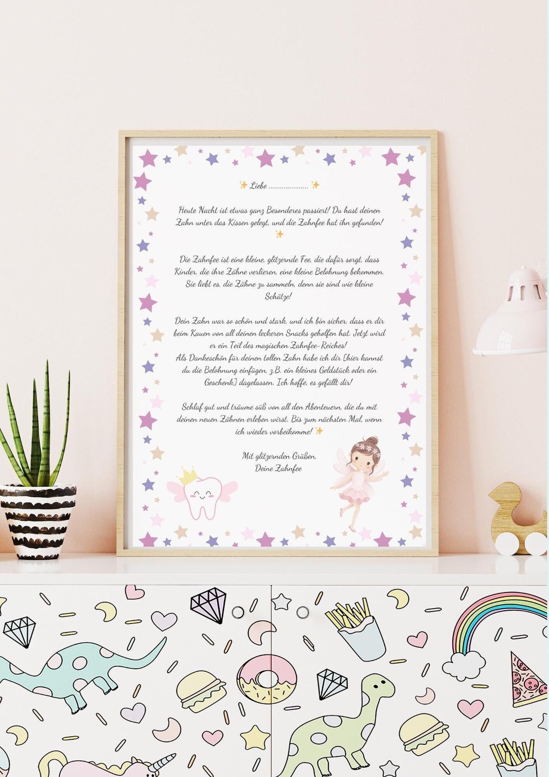 Tooth Fairy Certificate, DIY, Download, Gift, Set - Etsy