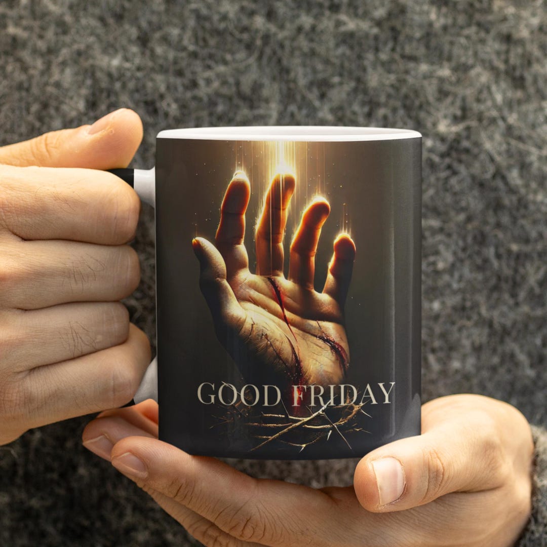 Good Friday Magic Mug | the Hand of Christ | Christian Gift | Heat ...