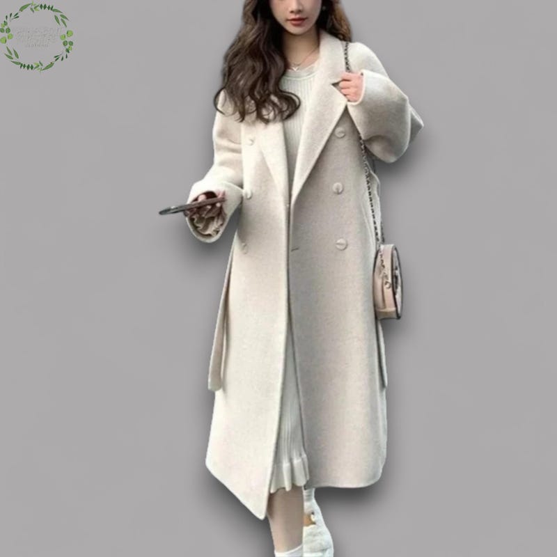 Oversized Long Cream Coat - Etsy UK