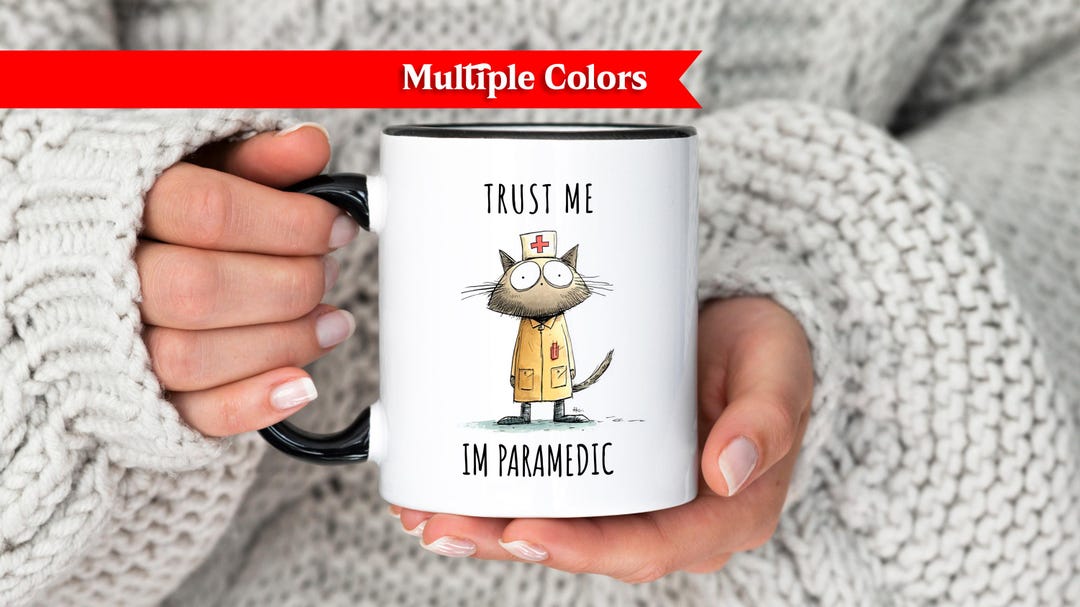 Paramedic Gift, Funny EMT Mug, First Responder Coffee Cup, EMS Week ...
