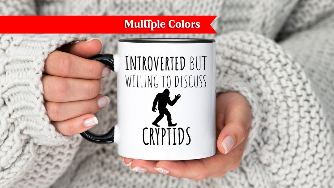 Cryptids Coffee Mug, Funny Cryptid Lover Gift, Bigfoot Sasquatch Nessie ...