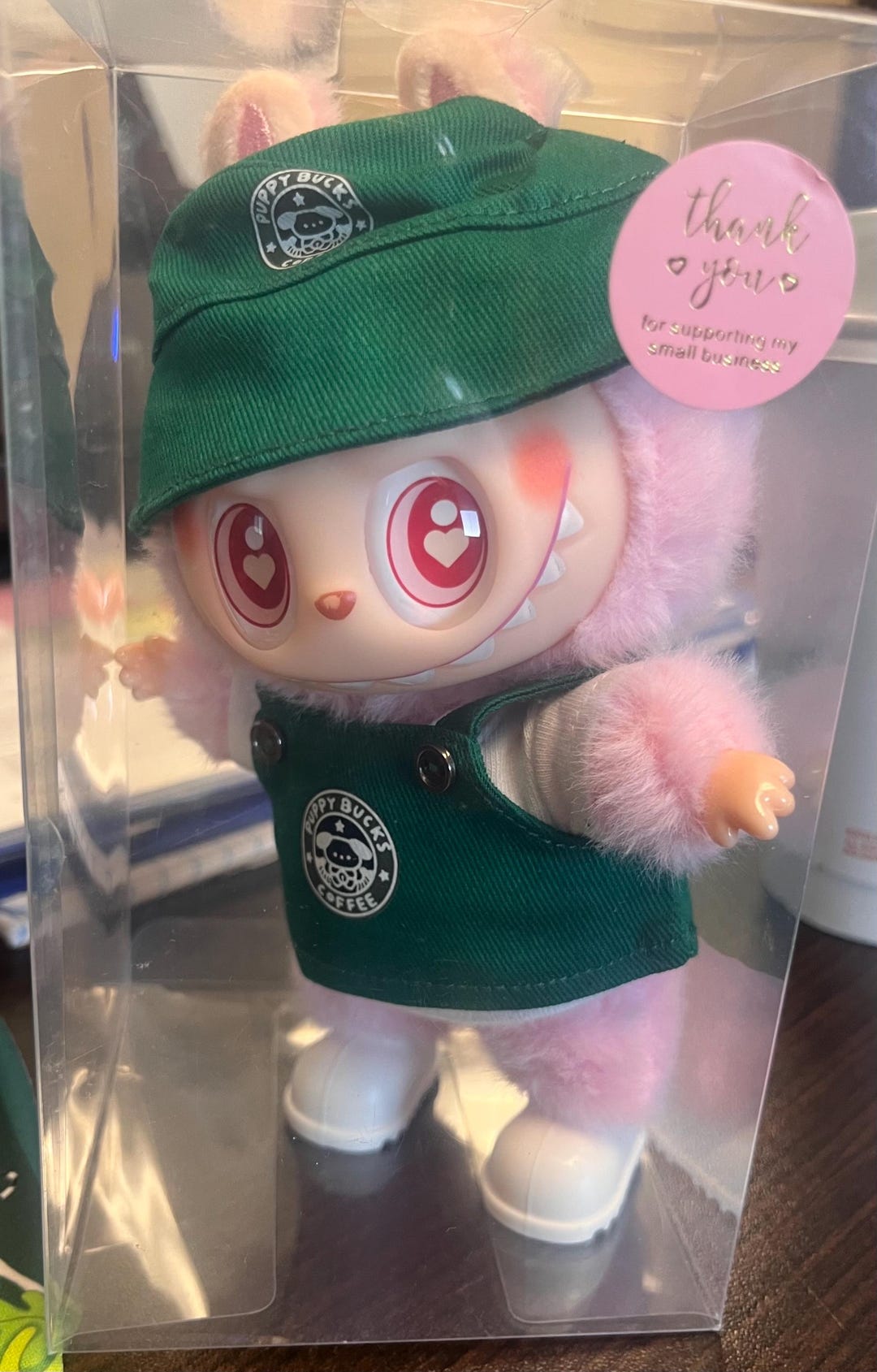 Labubu Starbucks Doll - Etsy