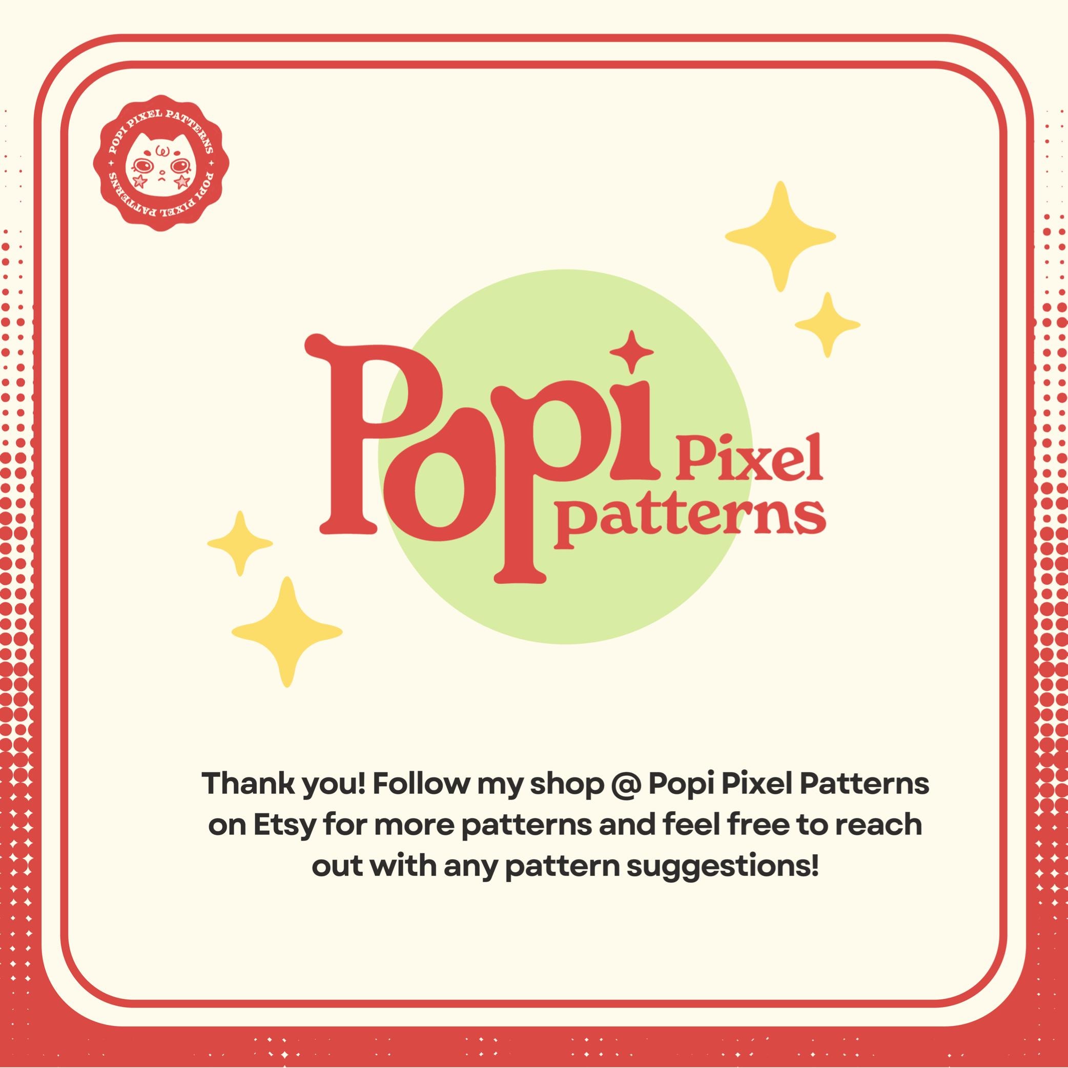 Milky Peko Chan Portrait Cross Stitch Pattern | Digital PDF Download - Etsy