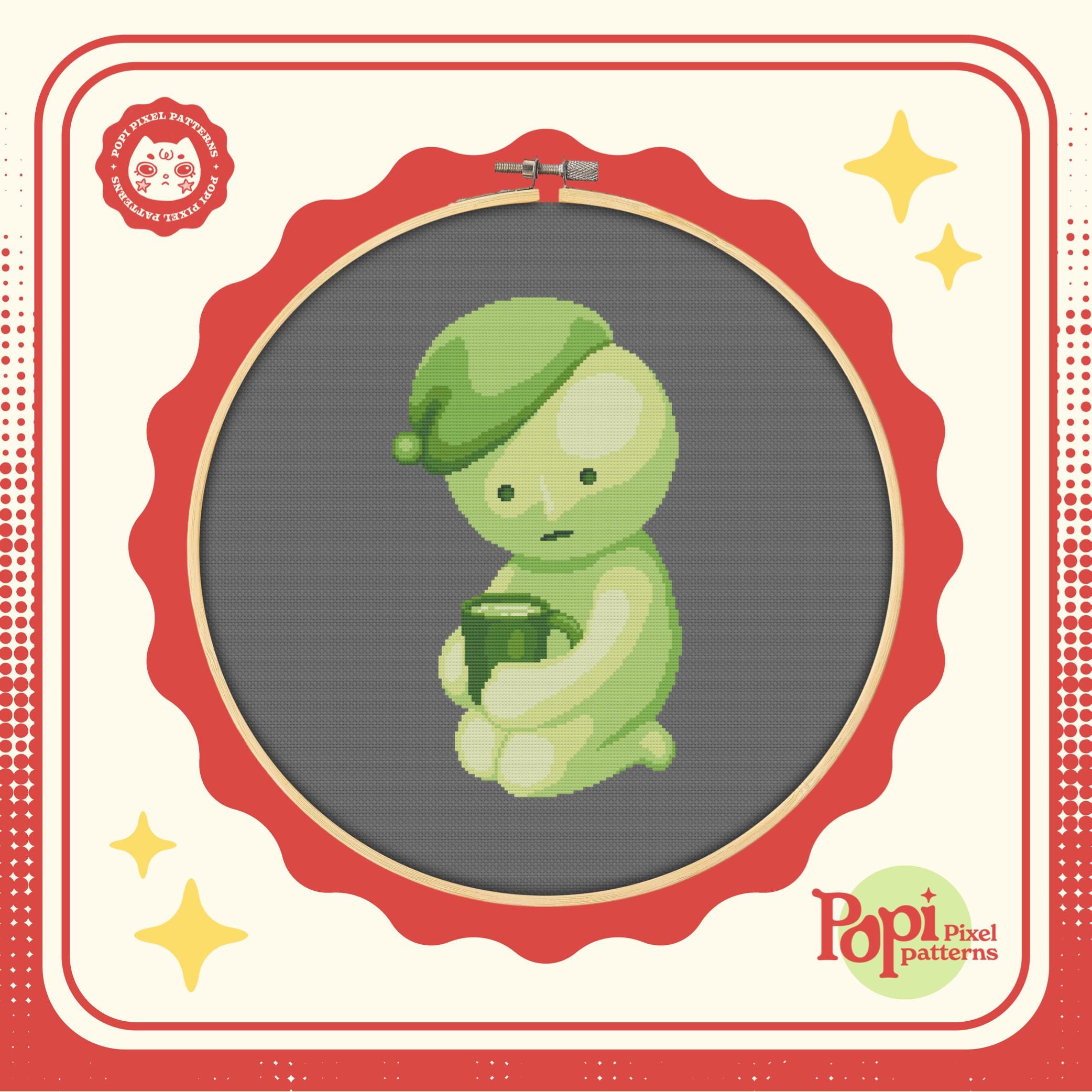 Smiski Bed Series Sleepy Tea Cross Stitch Pattern | Digital PDF ...