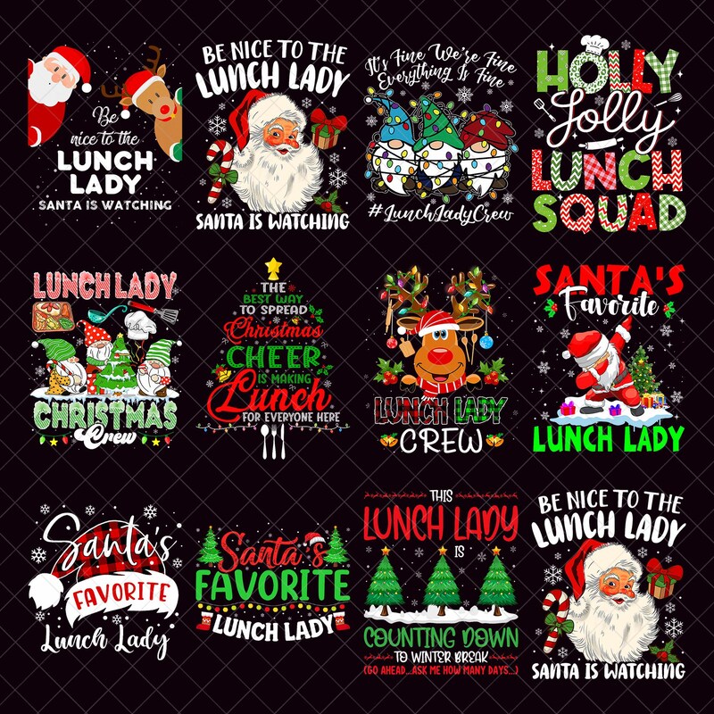 School Lunch Christmas Shirt - Etsy UK
