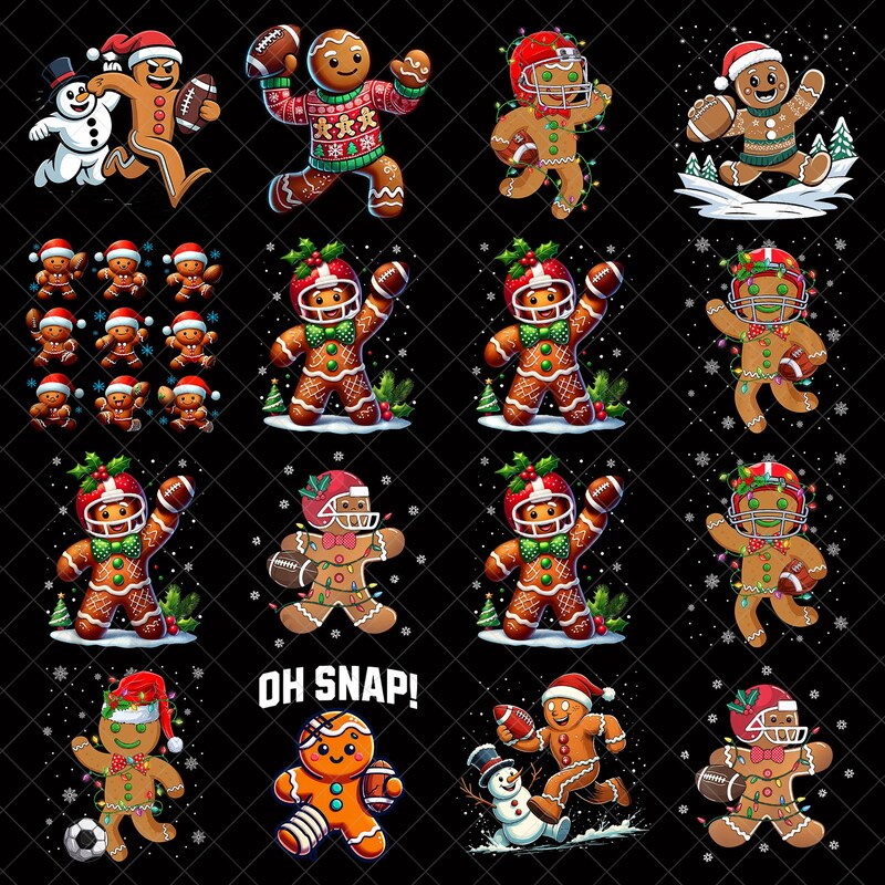 Gingerbread Football Png - Etsy