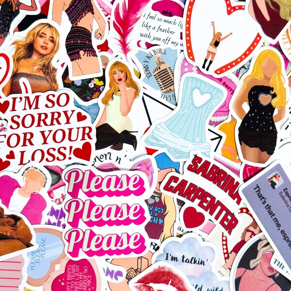 Sabrina Carpenter Stickers - Etsy