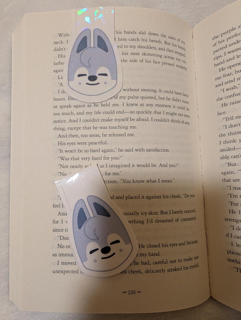 KPOP SKZOO Stray Kids INSPIRED Bang Chan Wolfchan Magnetic Bookmark - Etsy