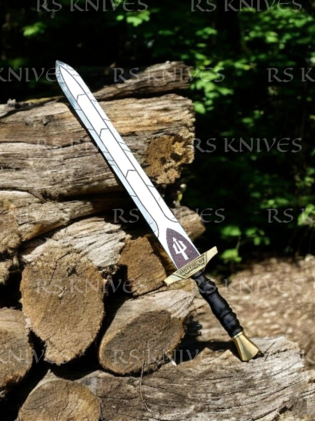 Custom Handmade Riptide Sword of Percy Jackson, Percy Jackson the Olympian Replica Sword ...