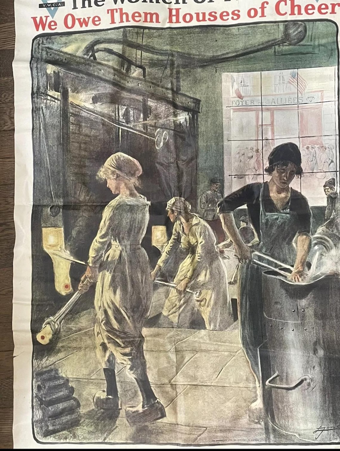 WWI Poster~ 1918~ United War Work Campaign Poster - Etsy