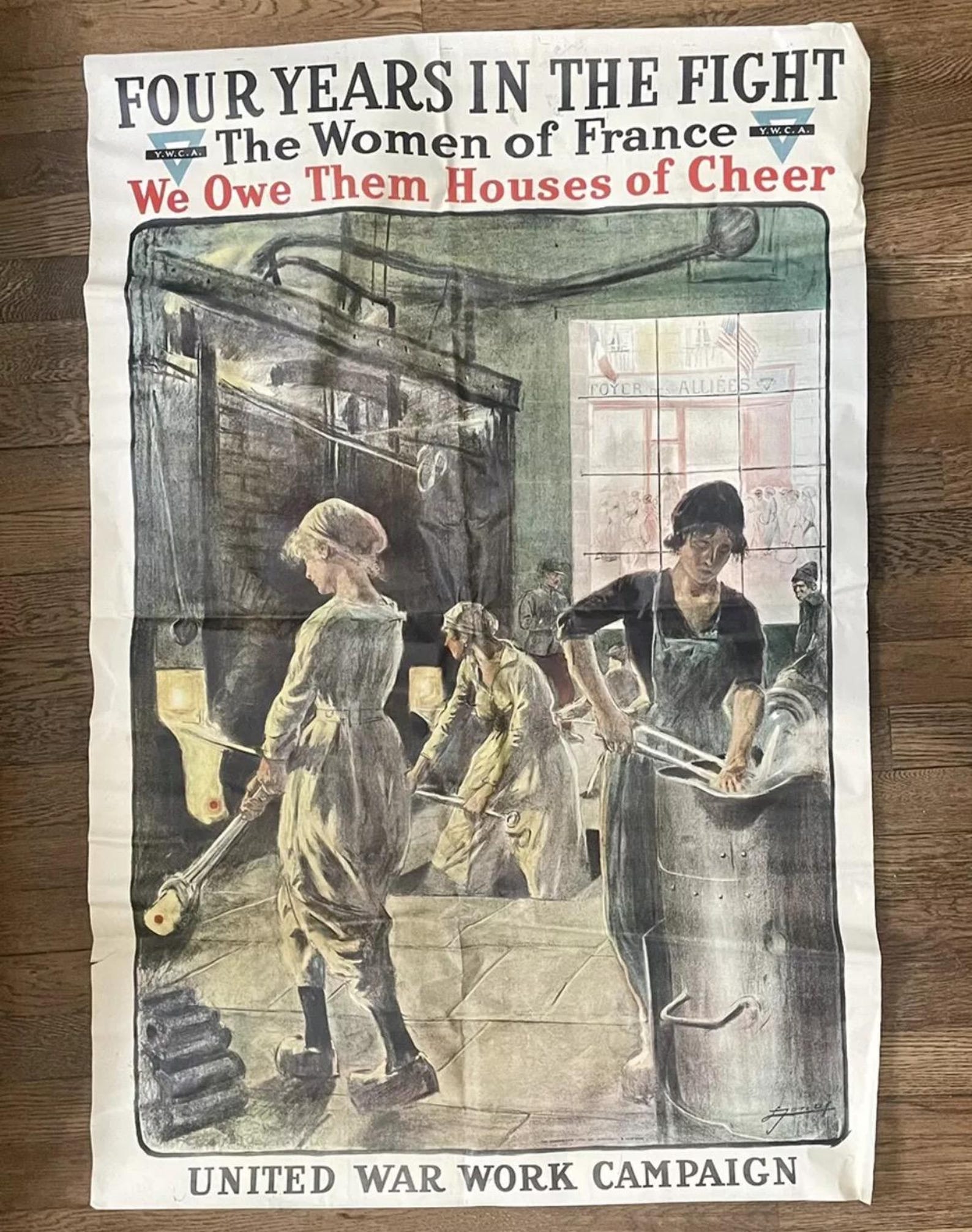 WWI Poster~ 1918~ United War Work Campaign Poster - Etsy