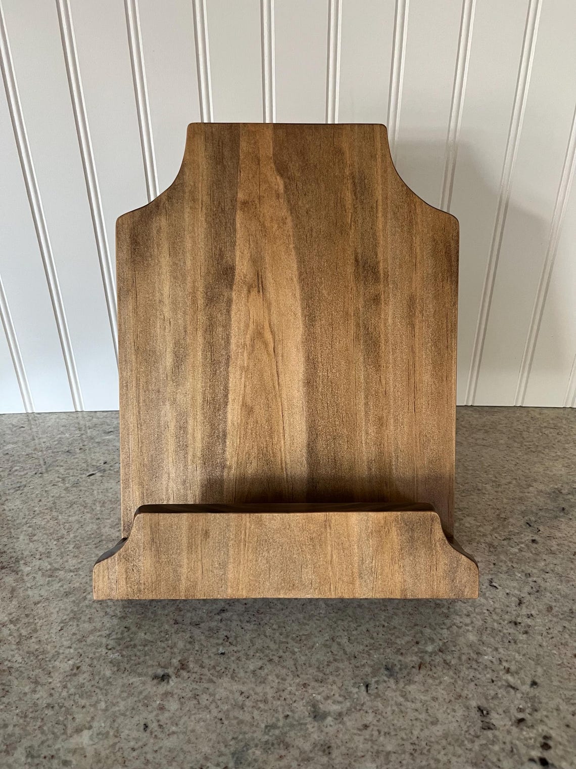 Cookbook Stand | Wooden Cook Book Display | Recipe + Tablet Holder ...