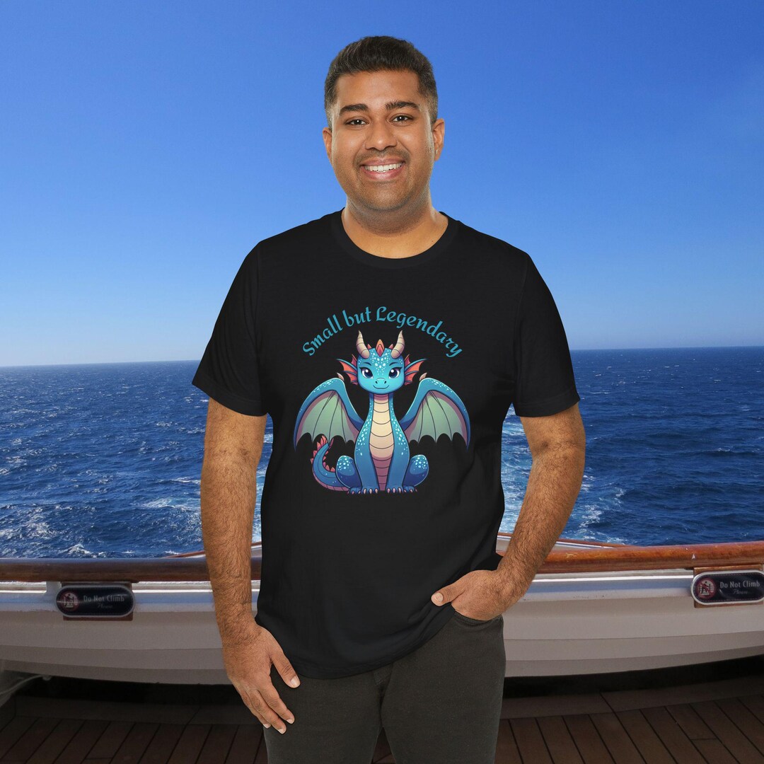 Dragon Graphic Tee, Small but Legendary, Cute Fantasy Shirt, Gift for ...