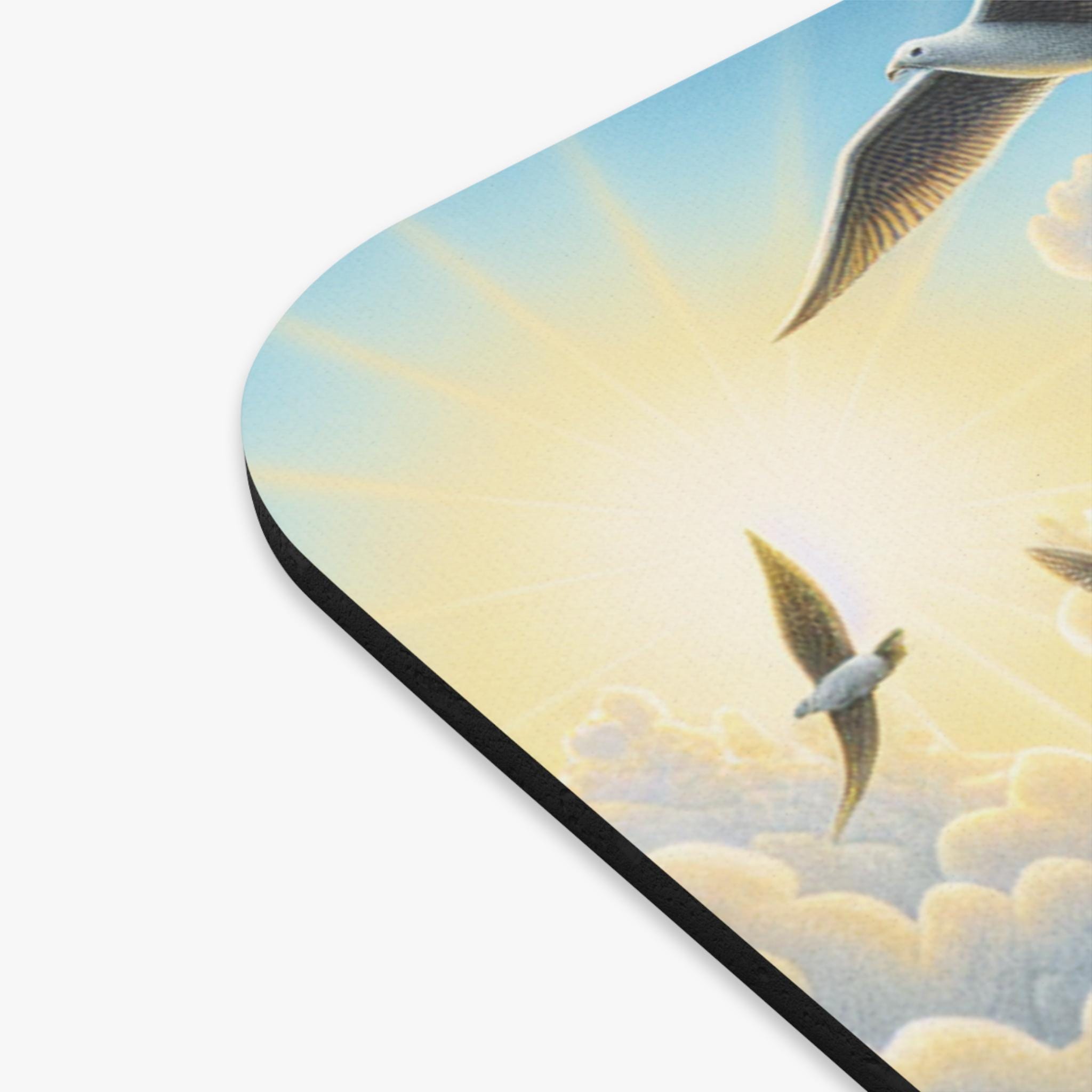 Field of Daisies Hot Air Balloon Mouse Pad, Don't Forget to Breathe ...