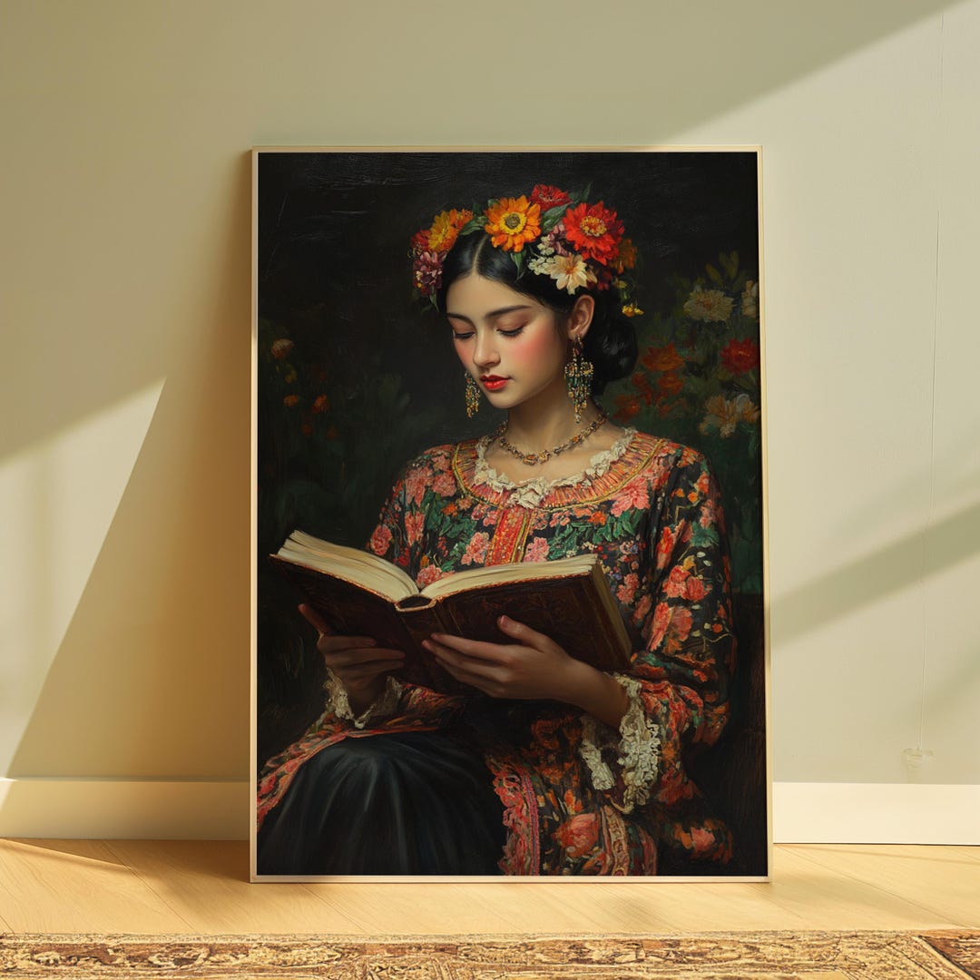 Trendy Mexican Digital Folklore Print, Home Wall Hanging Downloadable ...