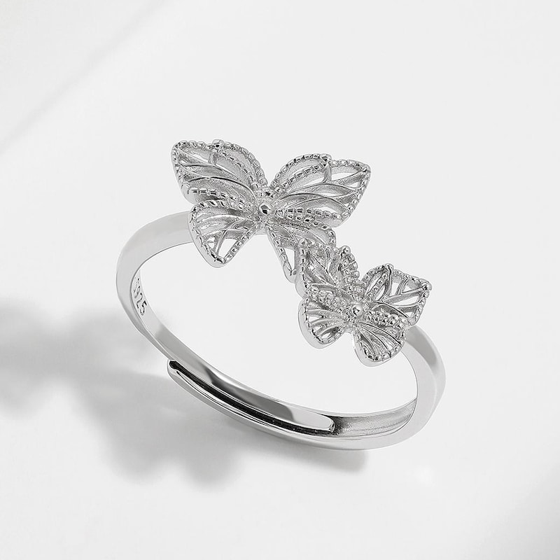 Butterfly 925 Vintage Ring - Etsy