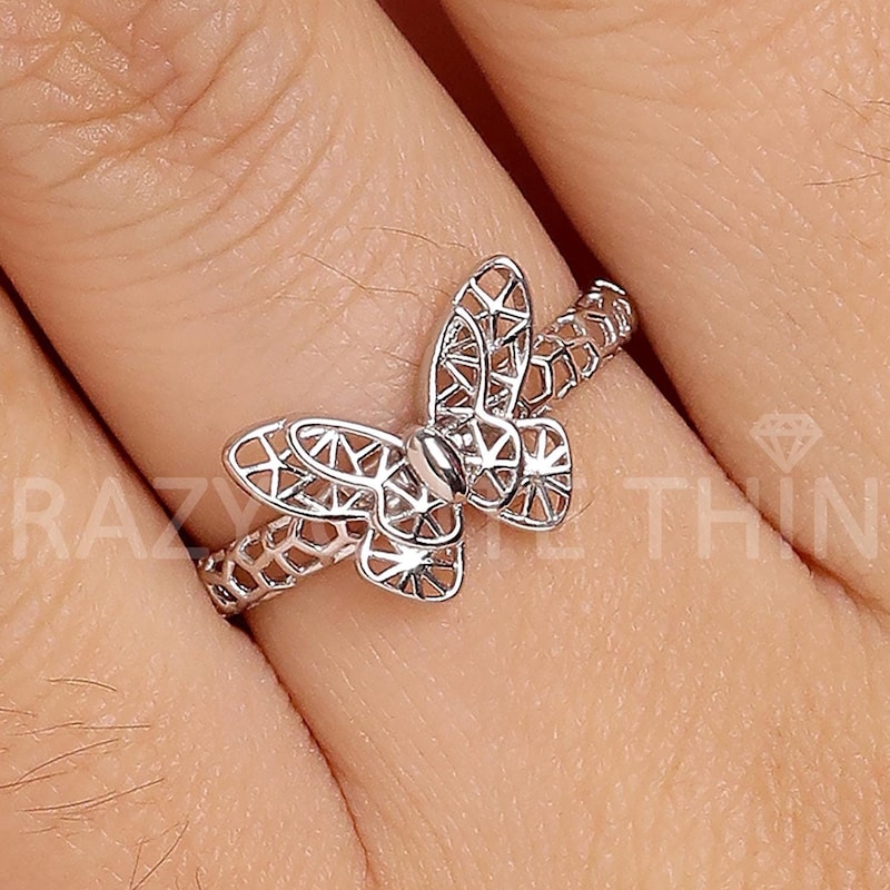 Butterfly Wing Ring - Etsy