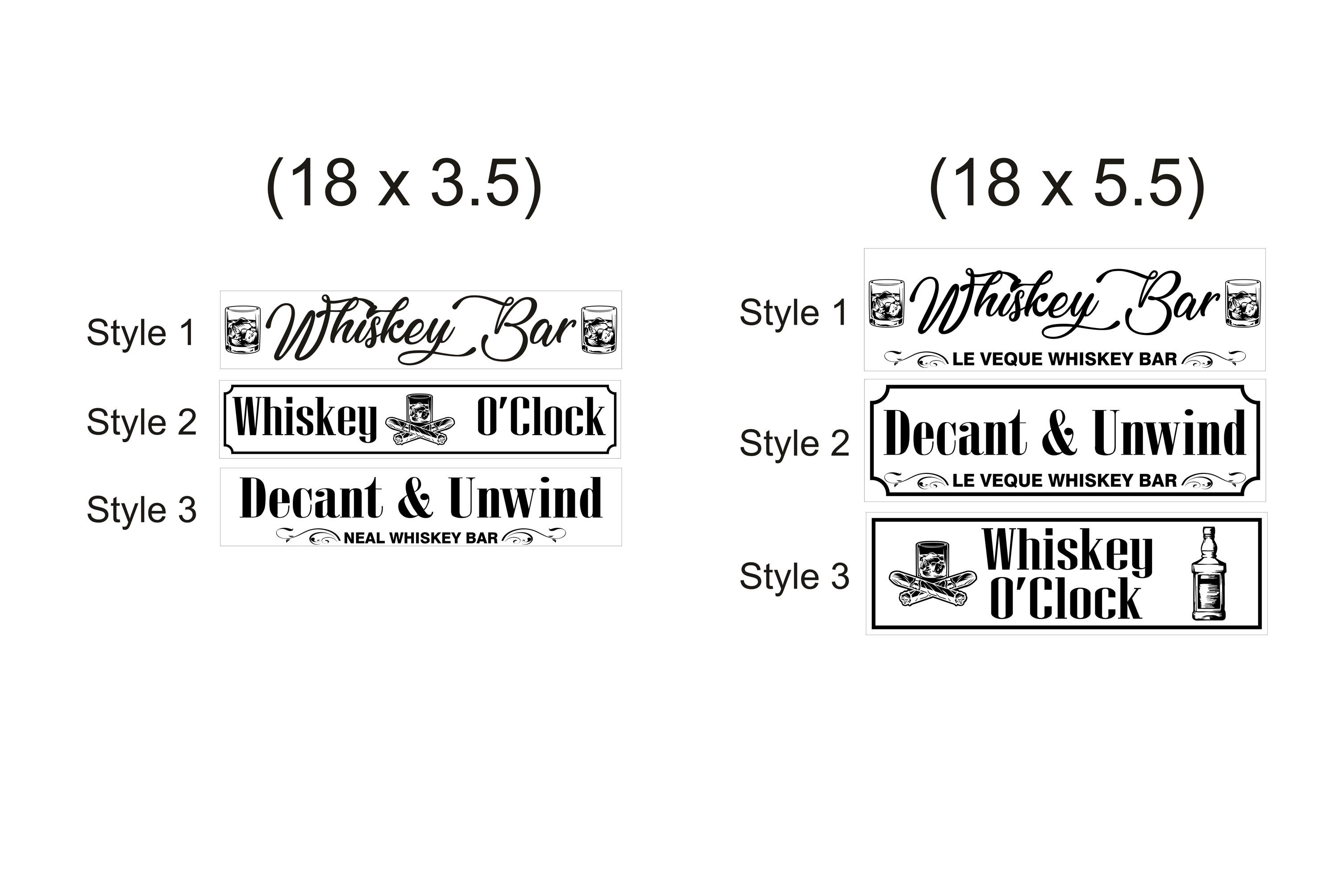 Whiskey Bar Sign | Custom Whiskey Wooden Sign | Engraved Gift | Rustic ...