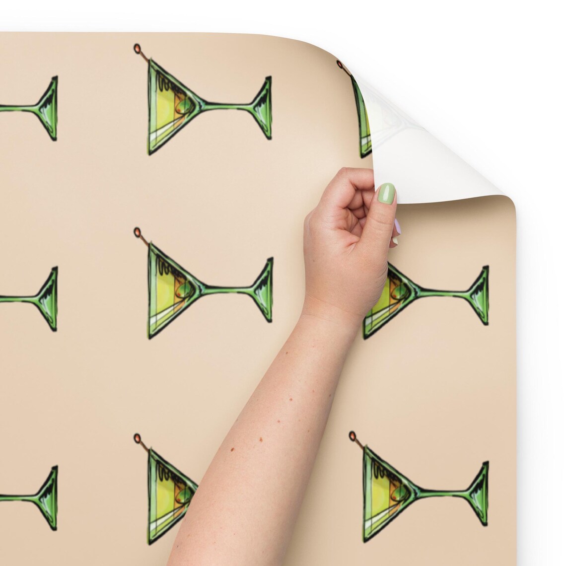 Martini Wrapping Paper - Etsy