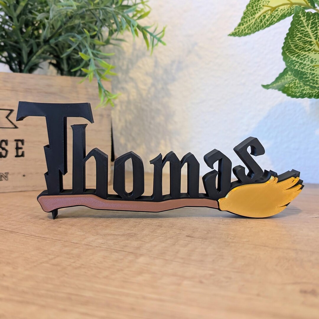 Personalized Harry Potter Nameplate. Custom Name Sign for Wizard. Gift ...