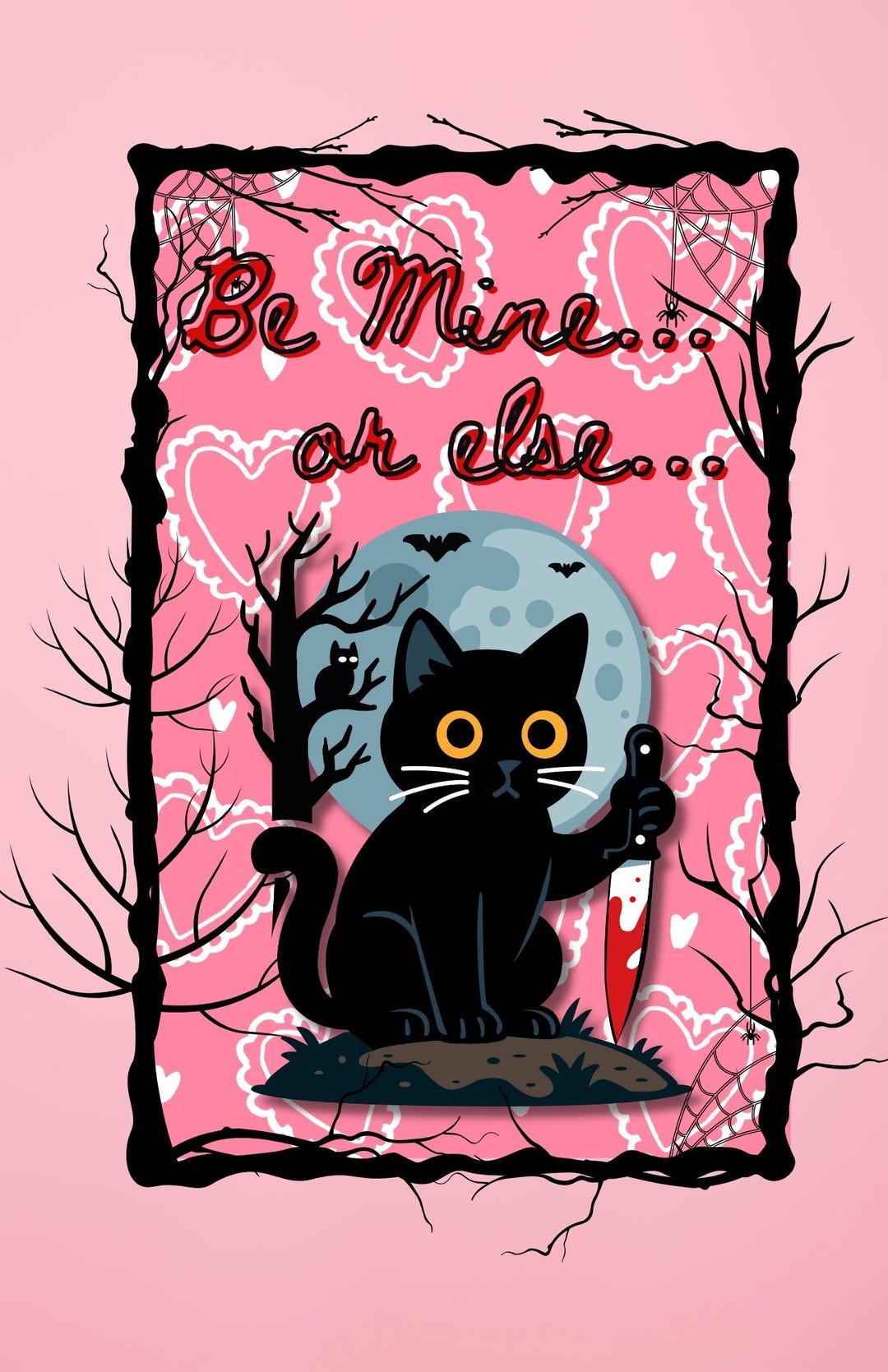 Gothic Valentine Card Printable Dark Humor Spooky Love Card Instant ...
