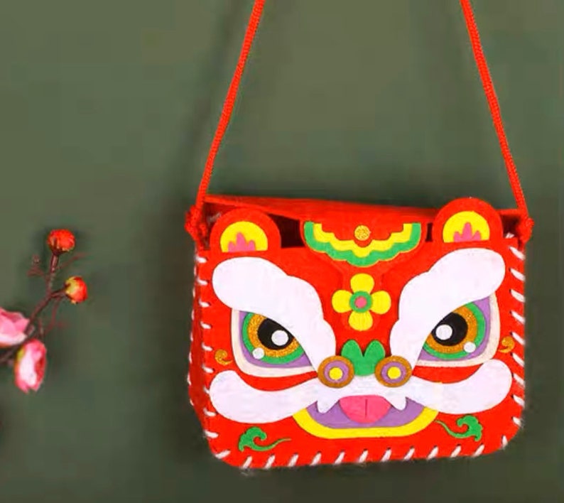 Handmade Kids Handbag, Handbag for Kids Sewing Kit, Felt Handbag, DIY ...