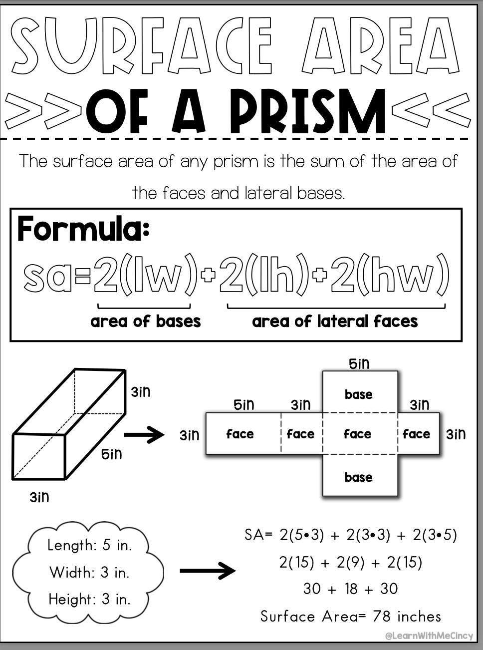 7th Grade Math Resources, Anchor Charts, & Study Guides - Etsy