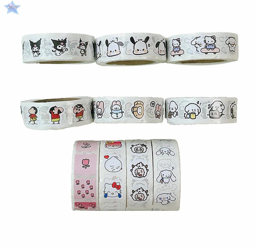 Cute Logo Sticker Roll Endless Fun With Adorable Designs - Etsy