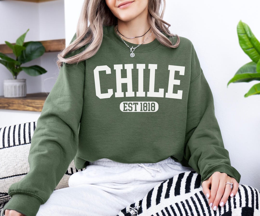 Chile Sweatshirt Chile Shirt Chile Sweater Chile Crewneck Chile ...