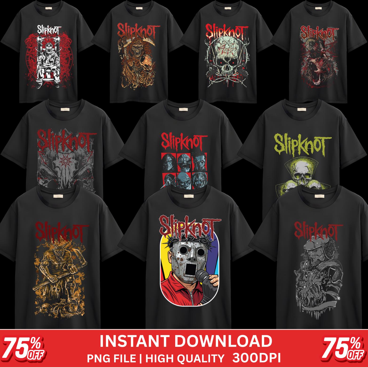 Slipknot Band PNG Bundle | Vintage Skull Graphics (digital Download) - Etsy