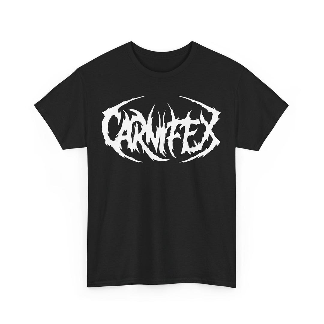 Brutal Deathcore Band T-shirt Bold Typographic Design for Hardcore ...