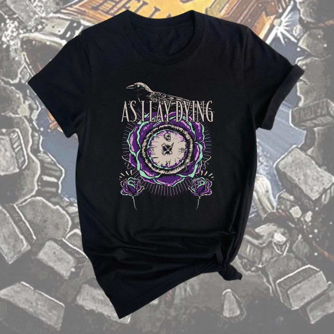 Metalcore Band as I Lay Dying Unisex Heavy Cotton Tee, Music Fan Gift ...