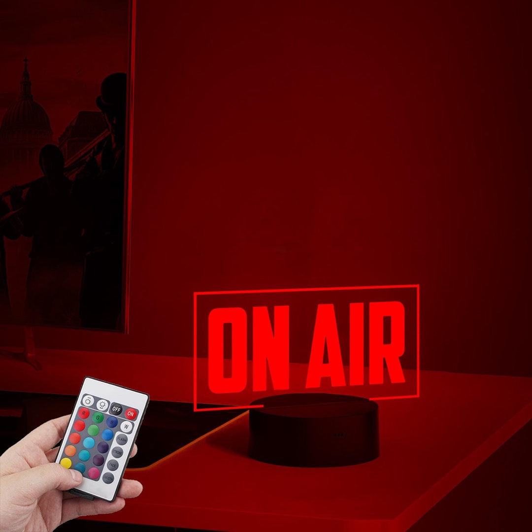 On Air Night Light,on Air Sign Lamp,on Air Light up Sign,on Air ...