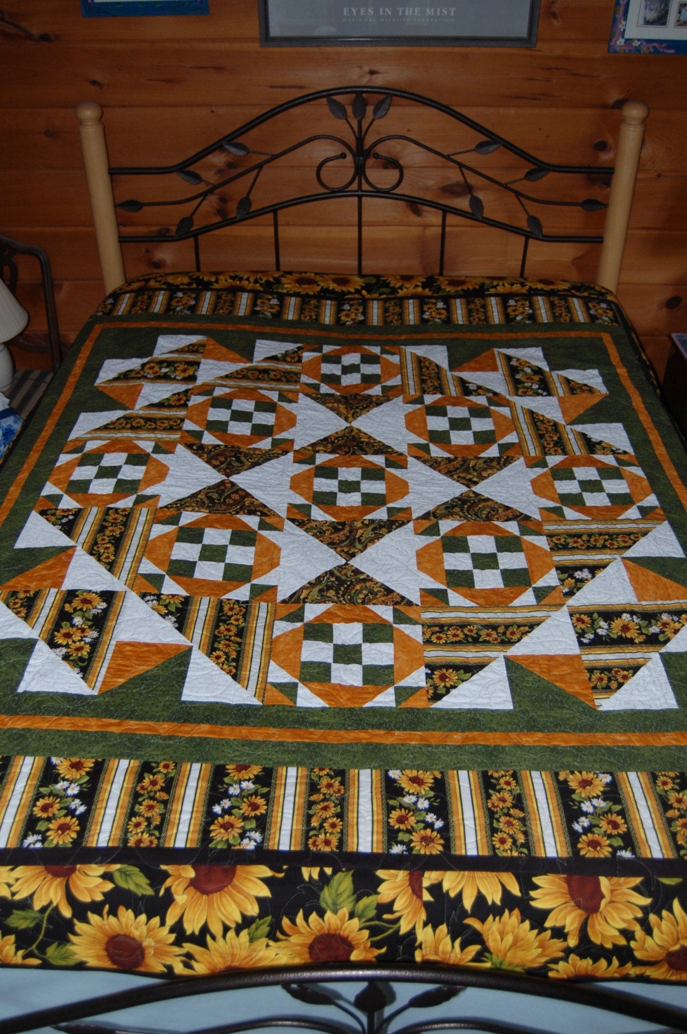 Tuscan Sunflower Full/queen Size Quilt - Etsy