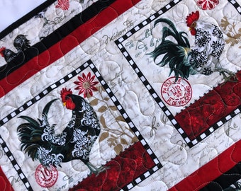 Rooster Table Runner - Etsy