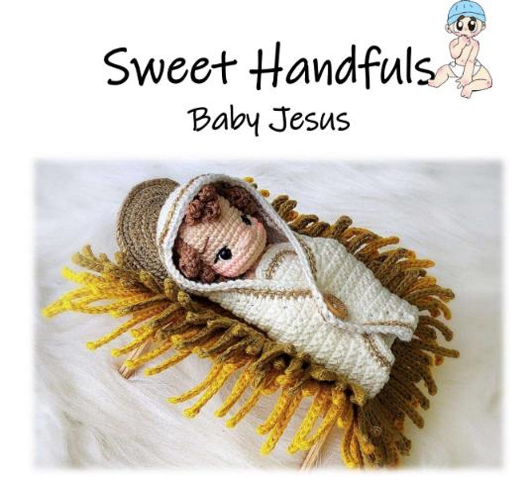Sweet Baby Jesus Crochet Pattern PDF Download, Unique Handmade Crochet ...