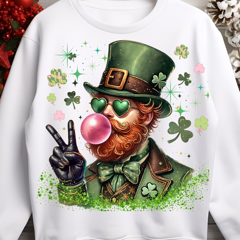 Leprechaun Png,st Patty's Day,happy St Patrick's Day Png,blowing Bubble ...