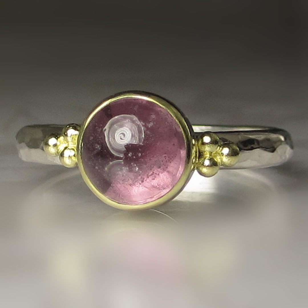 Spinel Ring, Hammered Spinel Ring, Granulated Spinel Ring, Spinel ...