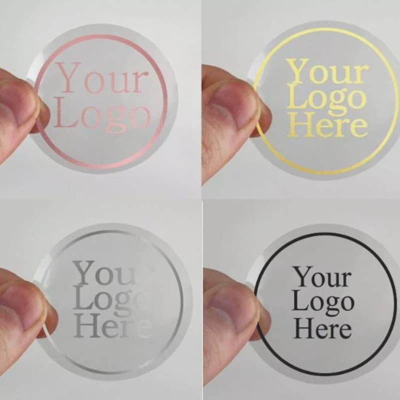 Custom Gold Clear Labels - Etsy UK