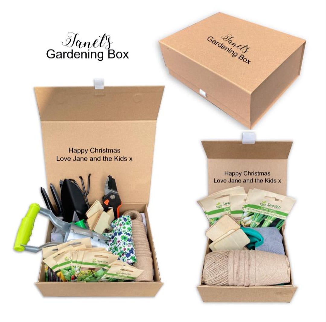 Personalised Mum Mothers Day Gardening Gift Box Mum Grandma Garden Gift ...