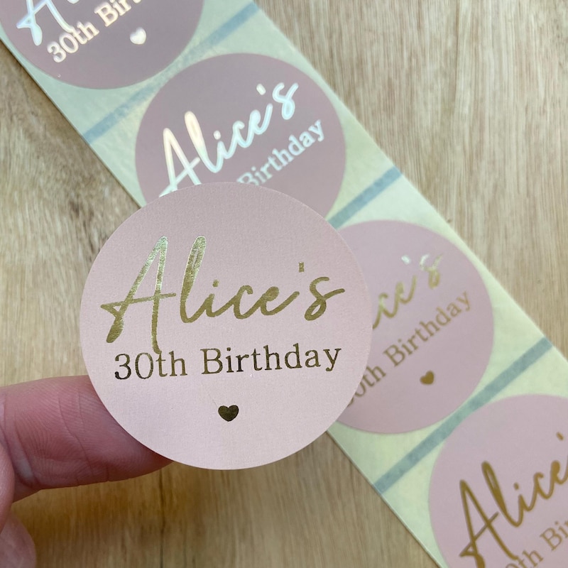 Personalised Stickers - Etsy UK