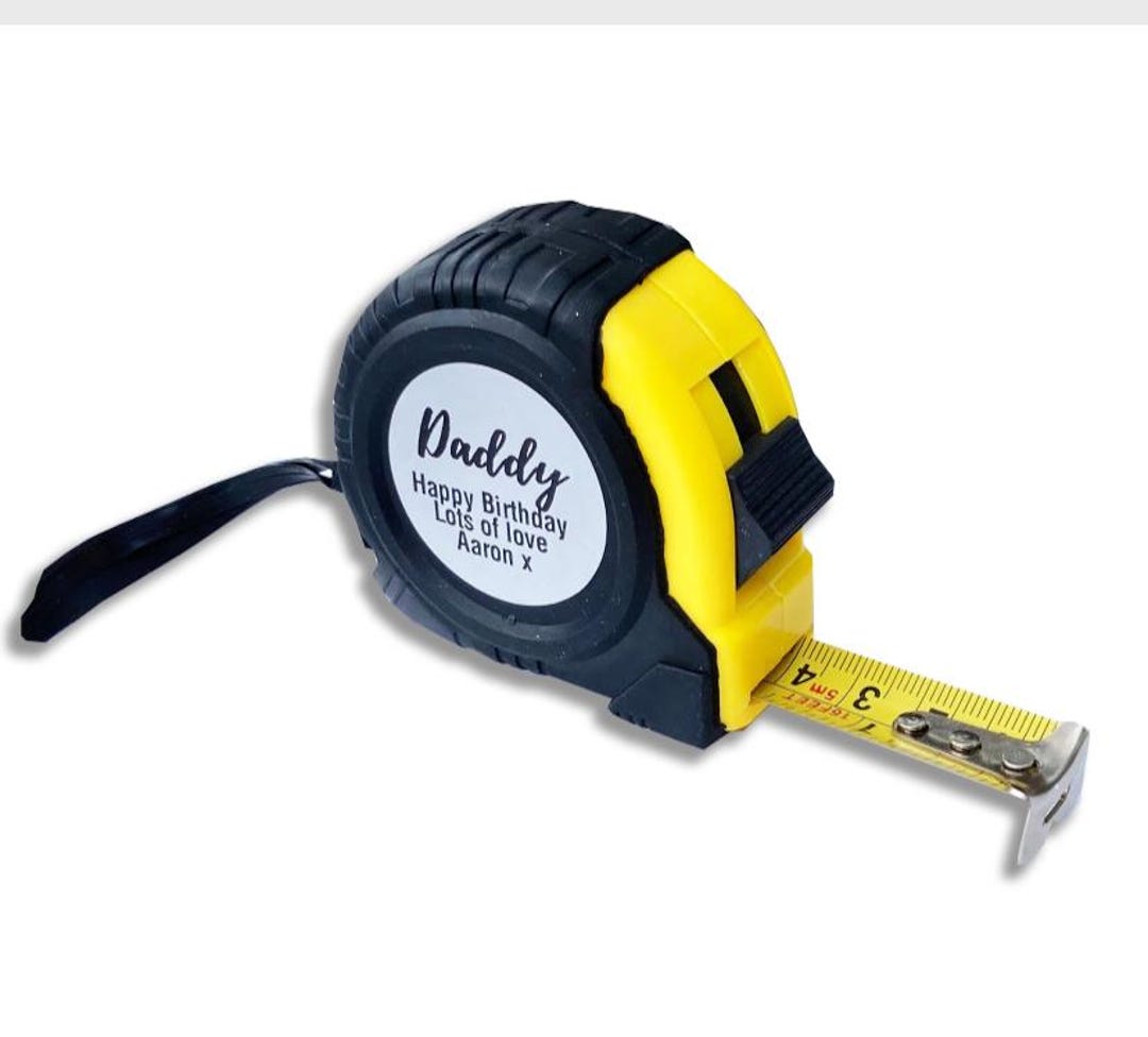 Personalised 5m Tape Measure Daddy, Dad, Grandad Uncle Ruler for Him ...